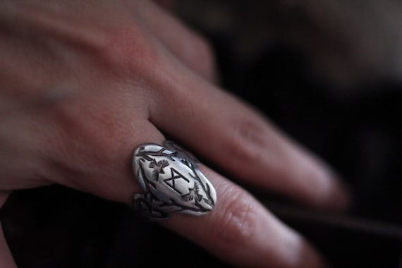 Raven Ring Viking Ring Rune Ring For Women Celtic Ring | Etsy