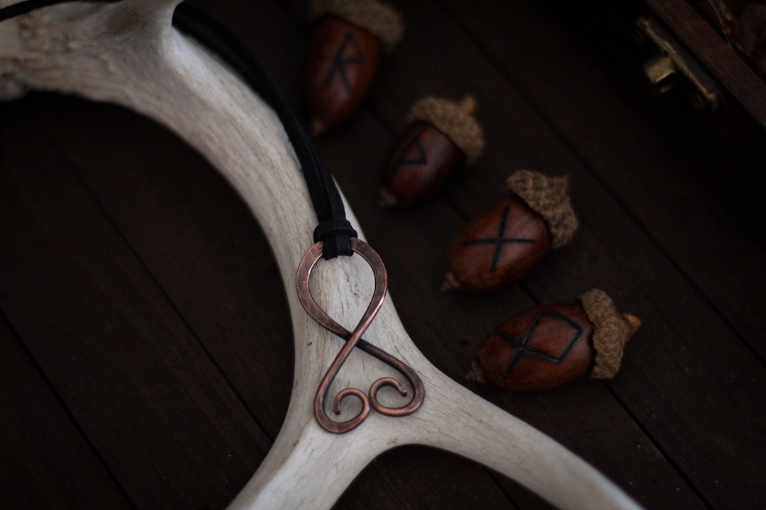 Troll Cross Pendant, Viking Jewelry - Viking Rune Necklace, Norse ...