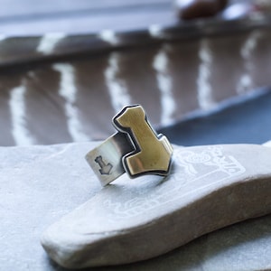 Mjolnir - Viking Ring - Thors Hammer - Viking - Thor - Norse Jewelry ...