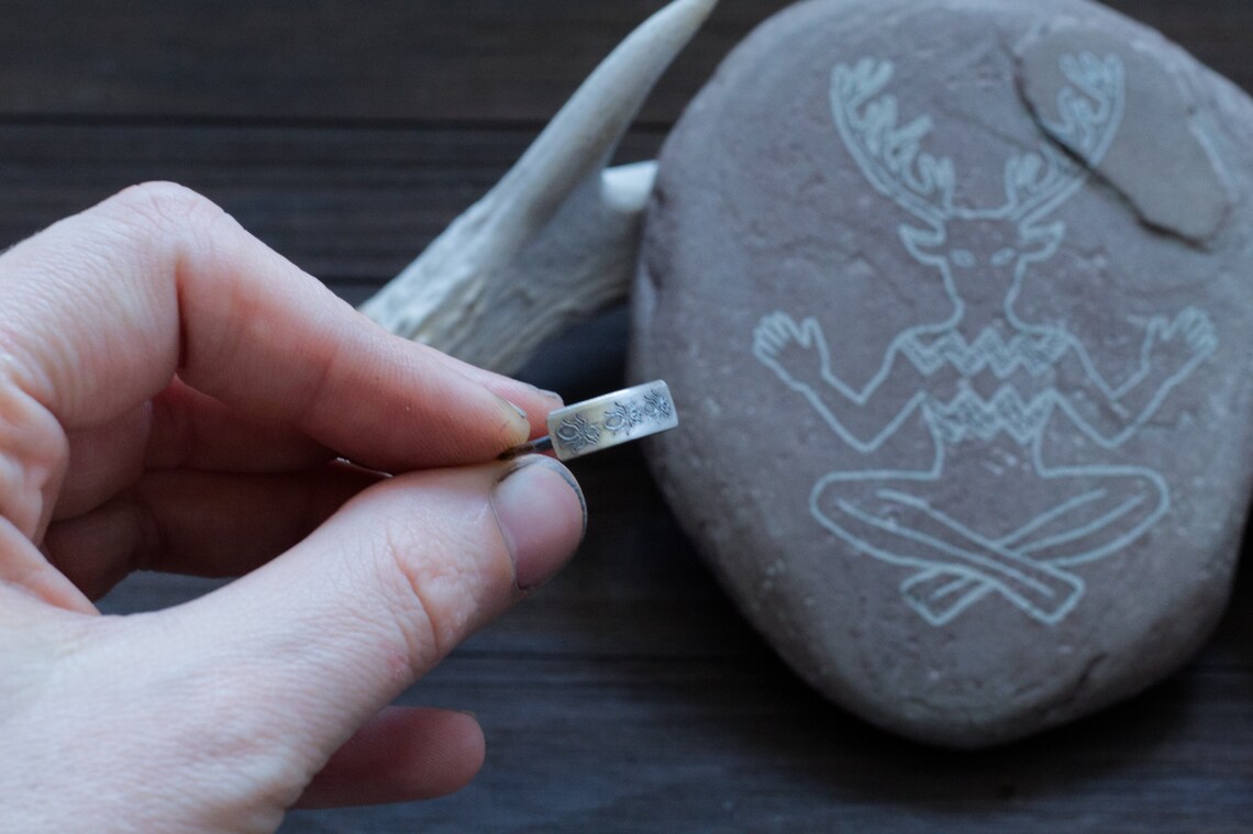 Sterling Silver Ant Ring Row of Ants Animal Jewelry Bugs - Etsy