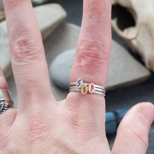 Tiny Rune Ring - Viking Jewelry - Rune Ring - Viking Rune Jewelry ...