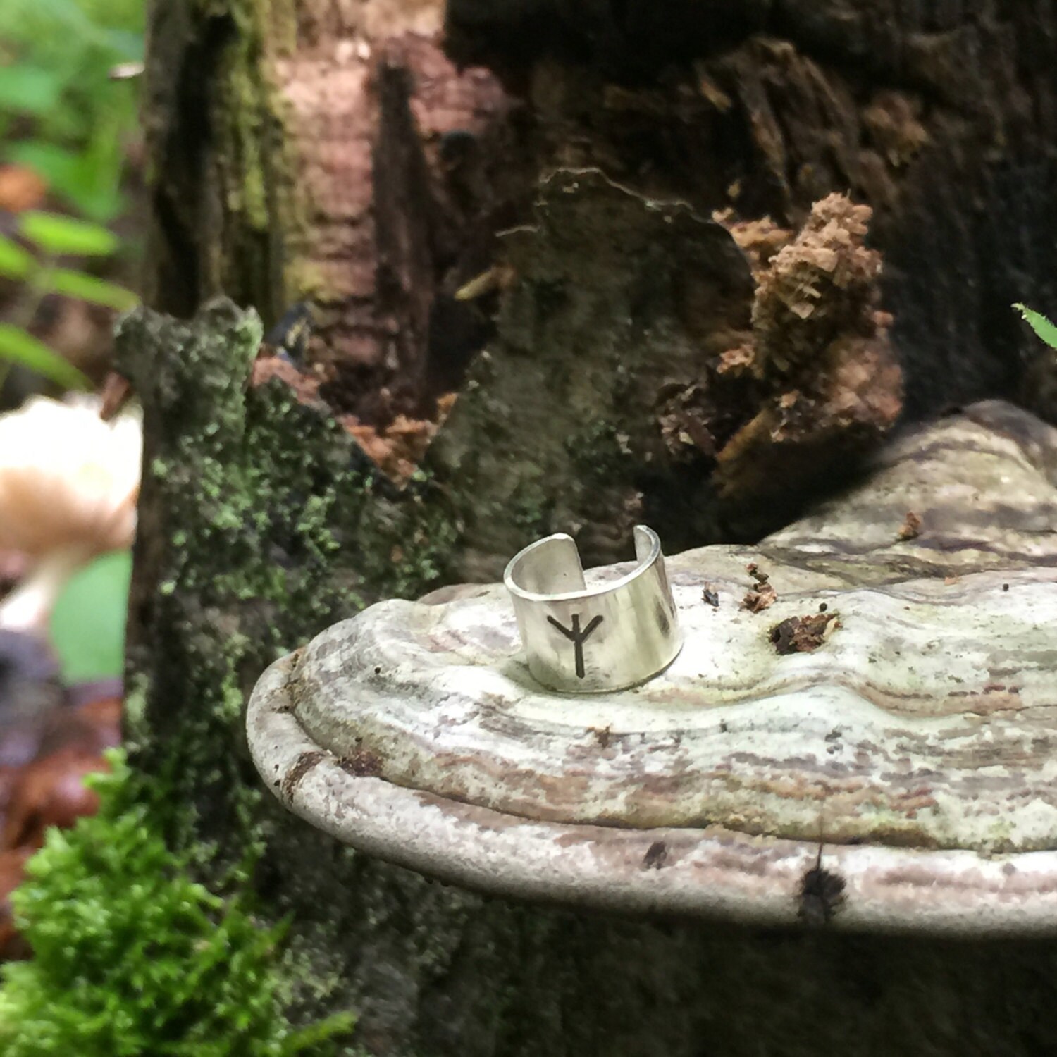 Tiny Rune Ear Cuff Viking Jewelry Silver Ear Cuff - Etsy