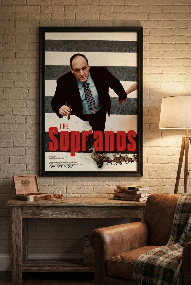 The Sopranos Poster | TV Series Art Print - 16" X 24" / 20" X 30" / 24 ...