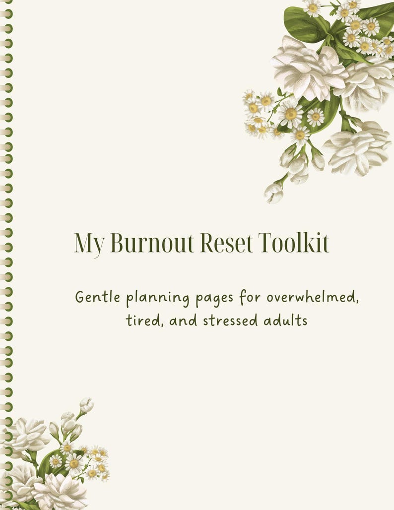 Burnout Reset Toolkit - Etsy