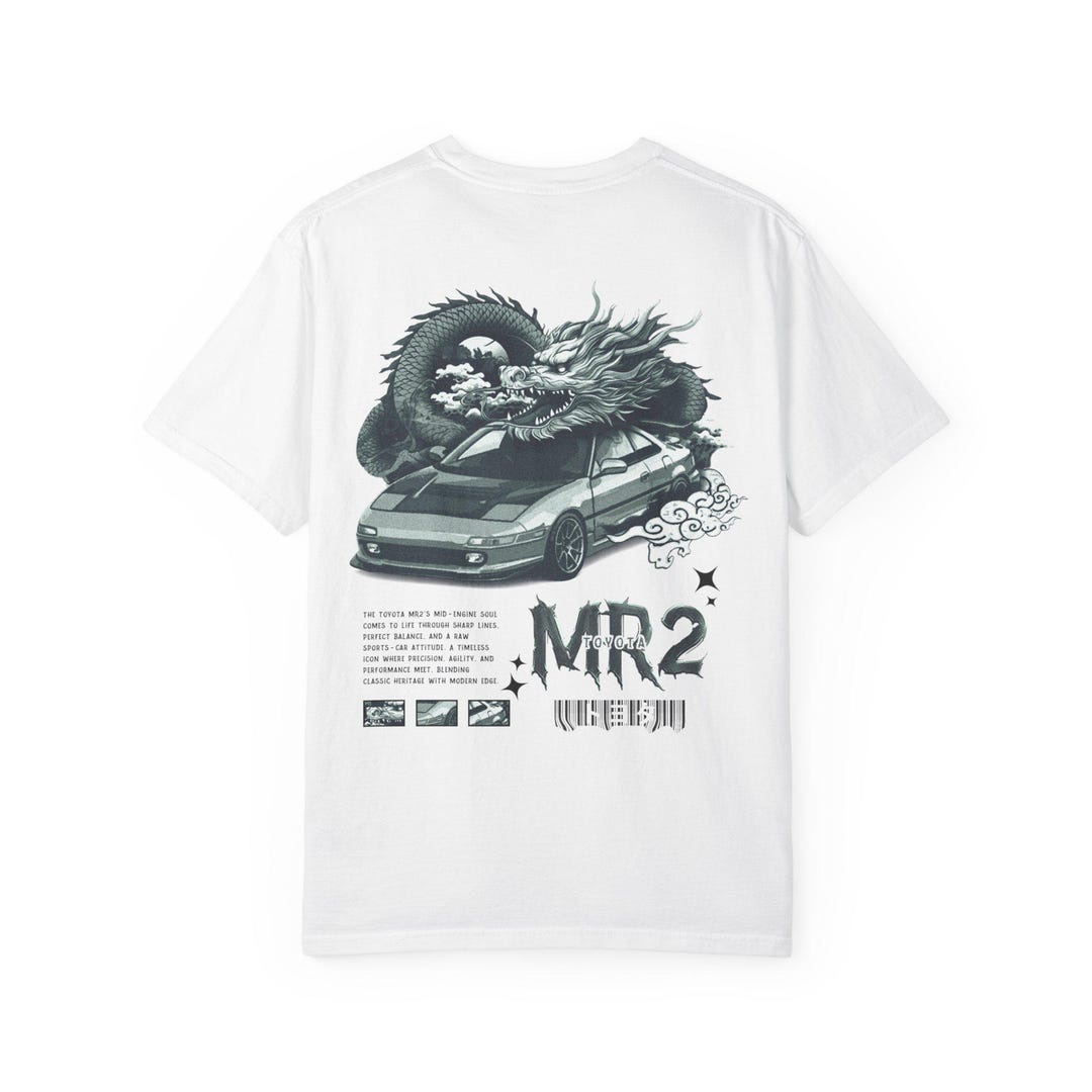 Oversized Toyota MR2 T-shirt for Car Enthusiasts | Japanesed Themed - Etsy
