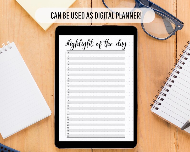 Highlight of the Day - Daily Tracker - Daily Highlight Tracker ...
