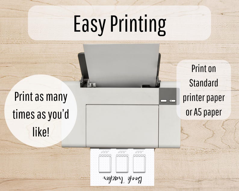 Book Tracker - PRINTABLE Journal Page - Book Journal - Reading Log ...