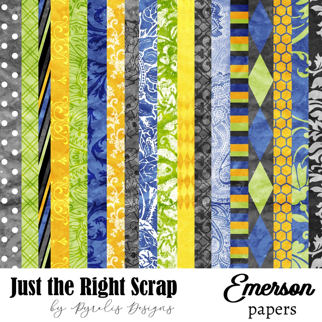 Emerson - Paper Pack - **PERSONAL USE ONLY** - Etsy