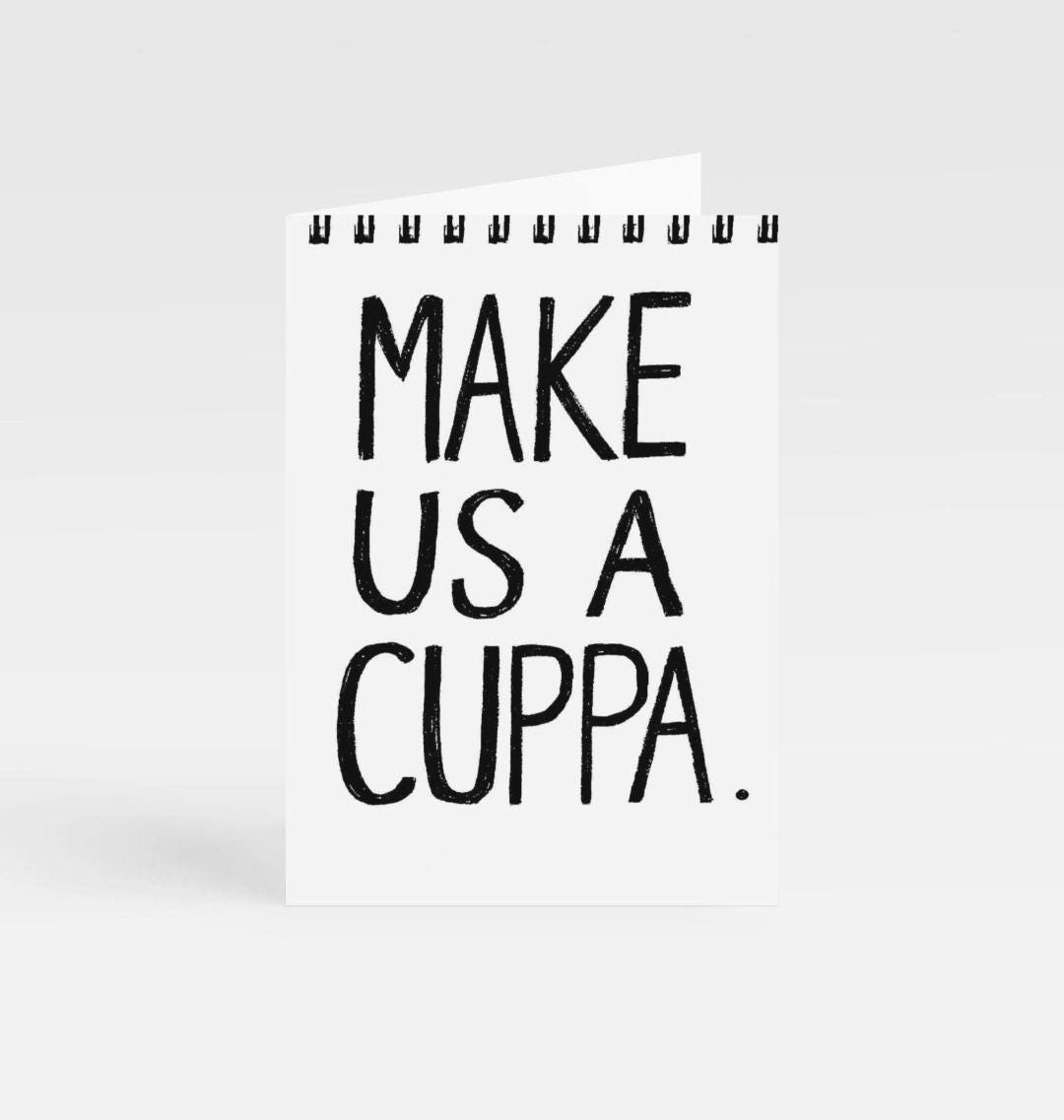 Make Us A Cuppa Card - Etsy