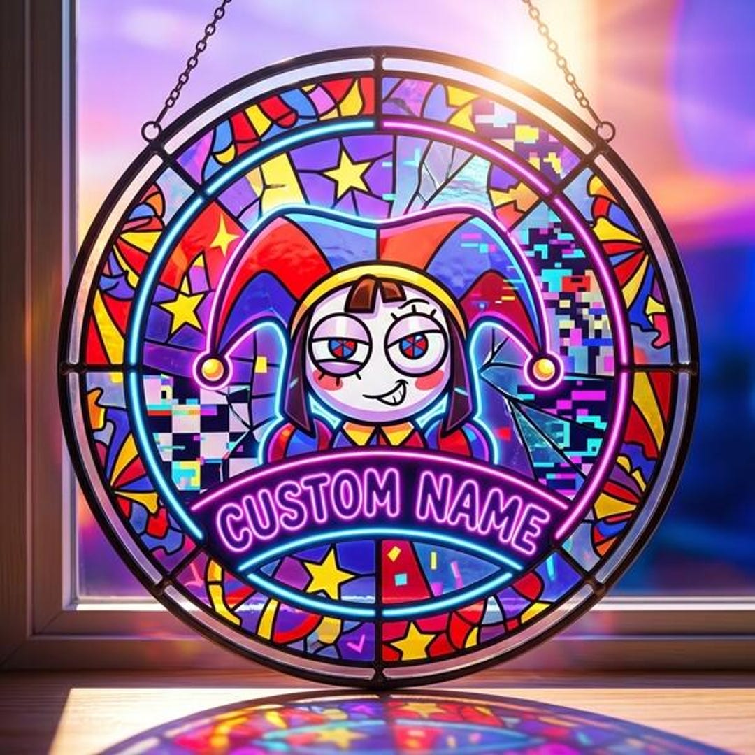 Custom the Amazing Digital Circus Suncatcher, Digital Circus Pomni ...