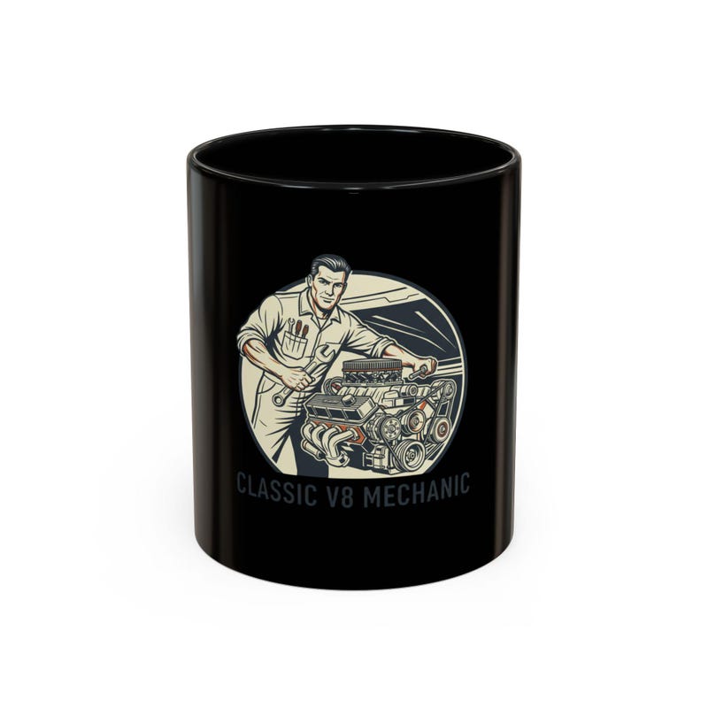 V8 Engine Coffee Cup - Etsy