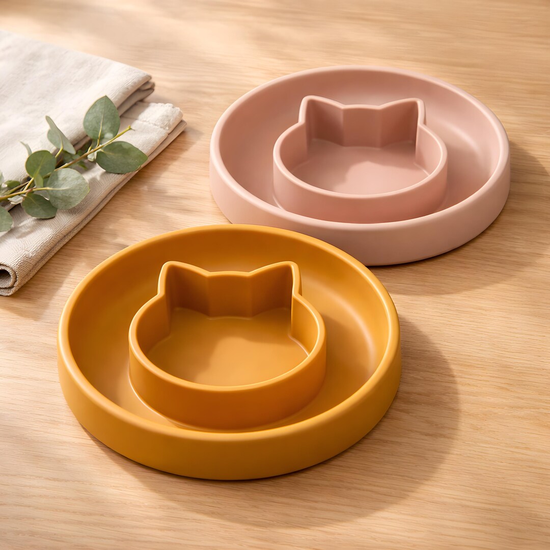 Liewood Cat Plates Set • Dark Rose Mustard • Bpa-free • Baby Feeding - Etsy