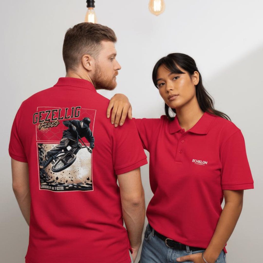 Echelon Premium Piqué Polo Shirt - Timeless Streetwear Essential - Etsy