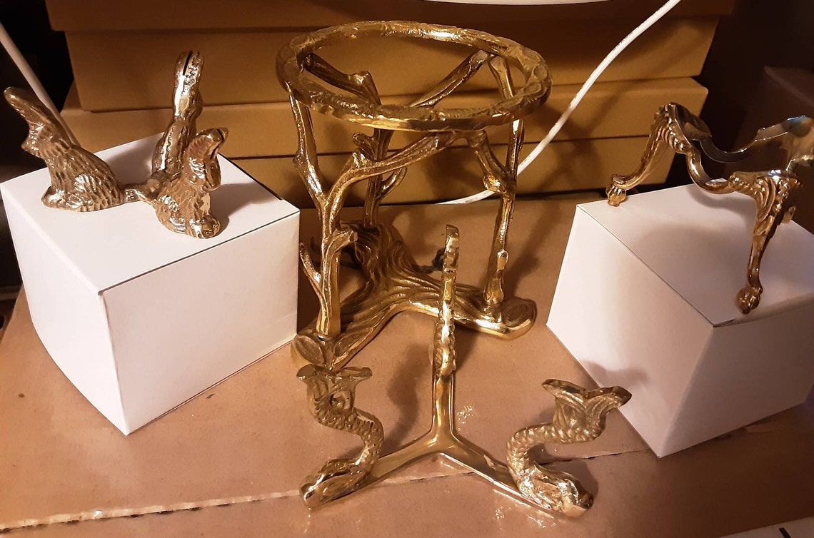 Brass Egg or Paperweight Stands 1.5 to 3 6 - Etsy