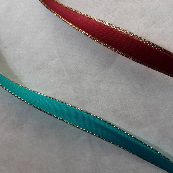 Aqua Satin Ribbon - Etsy