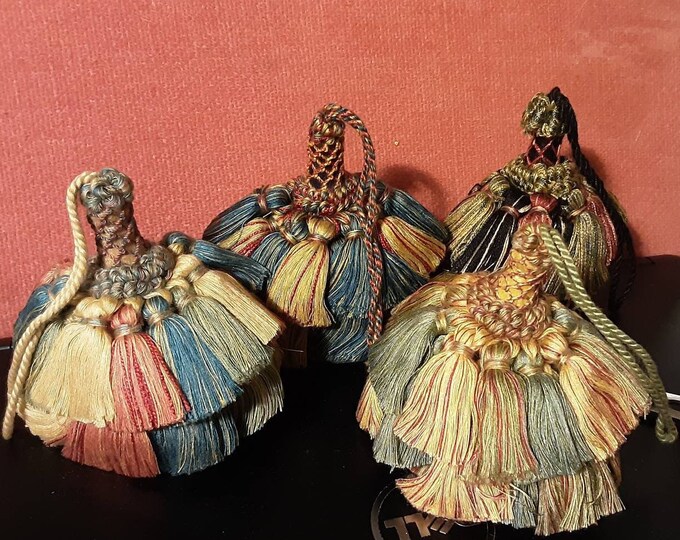 Tassels, Made in Italy, Small Key Tassels, 3-4 Inches, Dress up an ...