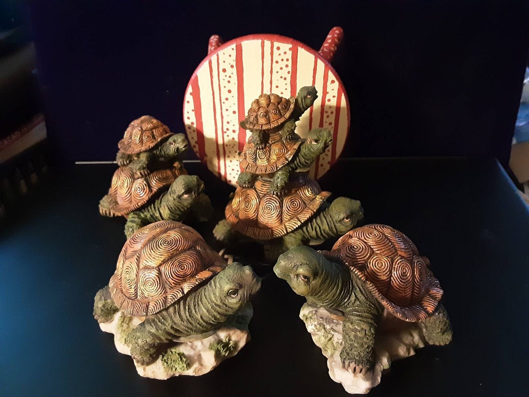 Turtle, Turtle Stack, Land Turtles, 3-5 Inches Tall and Wide - Etsy