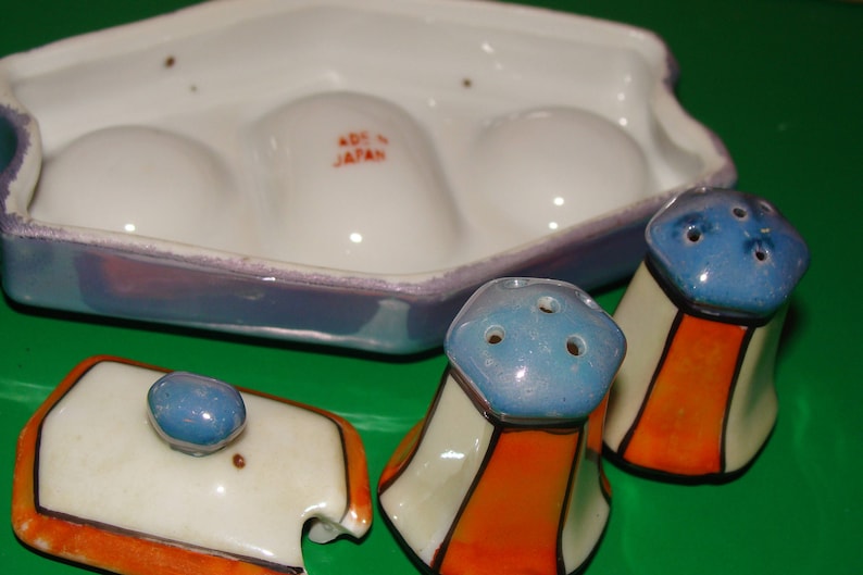 Mini Table Set, S&P, Tiny Sugar, Individual Set, Made in Japan ...