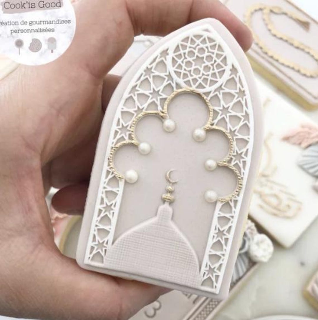 Eastern Gate Mosque - Cookie Stamps + Cutter | Outbosser Sugar Paste ...