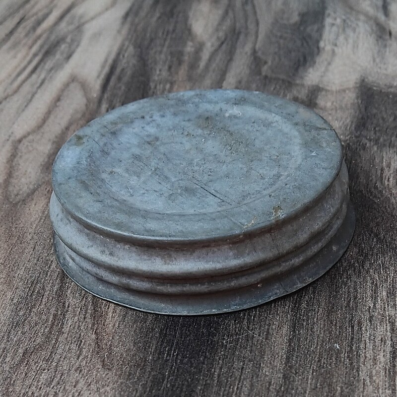 Vintage Zinc Lid - Etsy