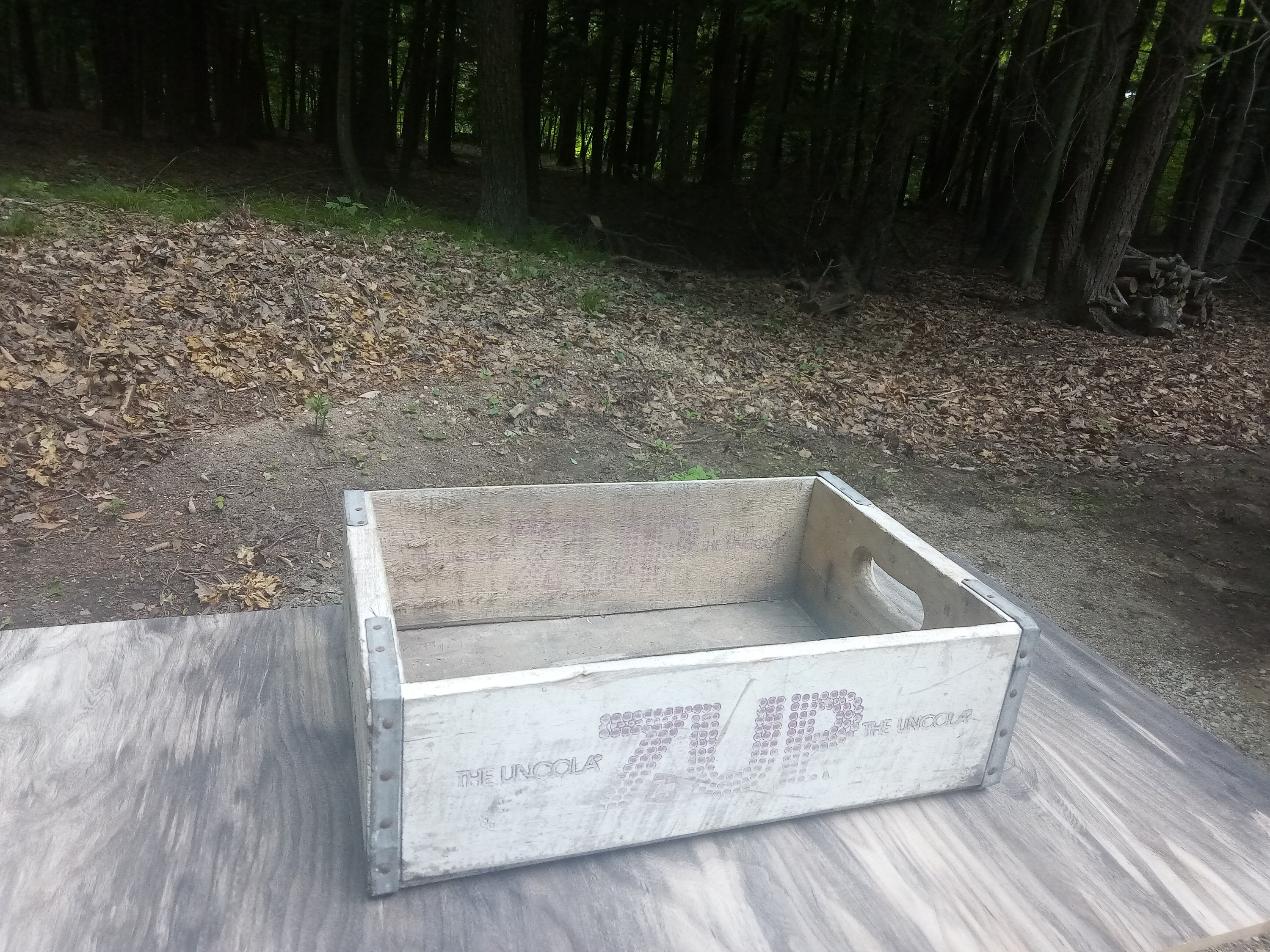 Vintage 7 UP Crate White Crate Pop Crate Soda Crate | Etsy