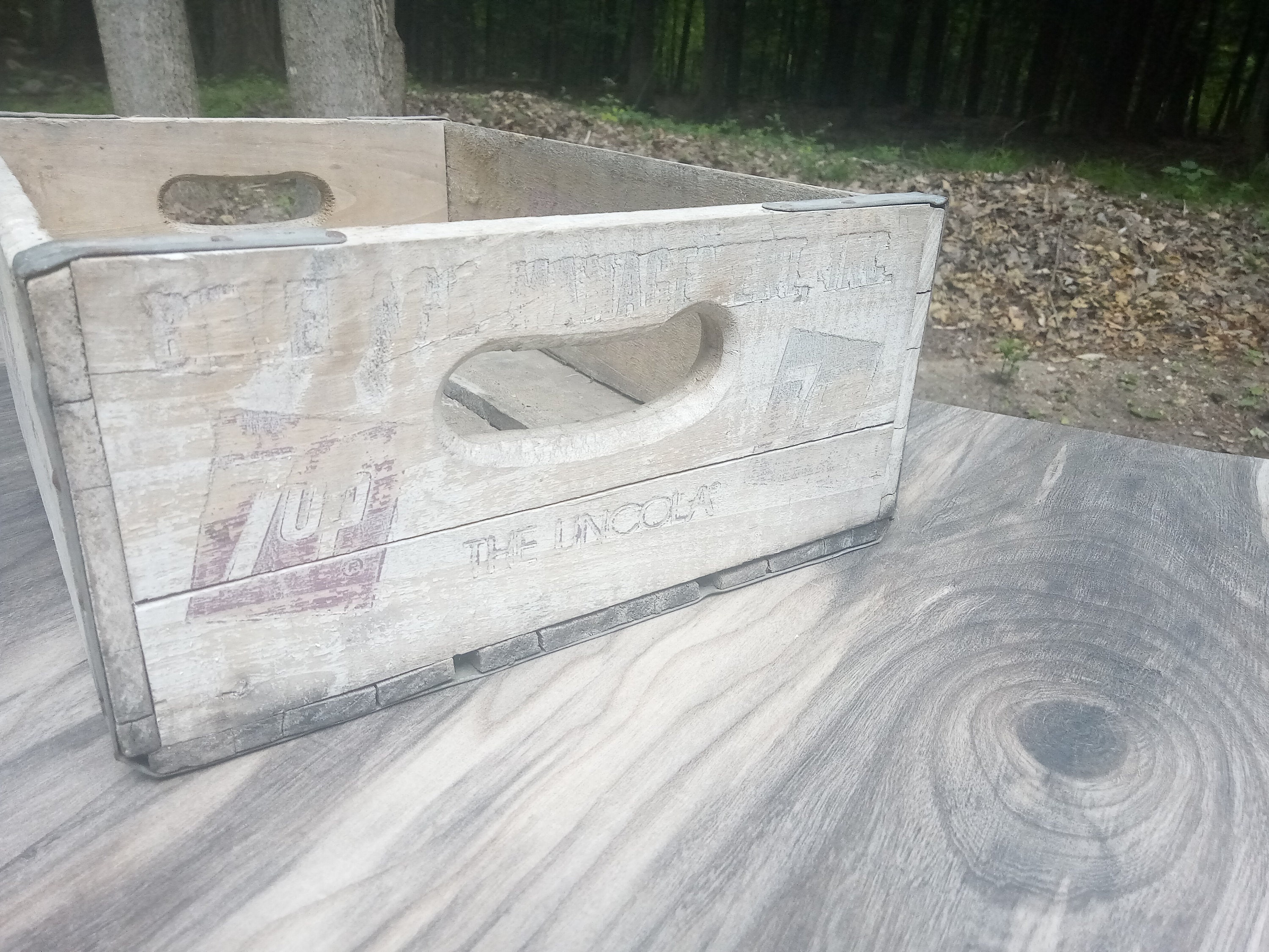 Vintage 7 UP Crate White Crate Pop Crate Soda Crate | Etsy