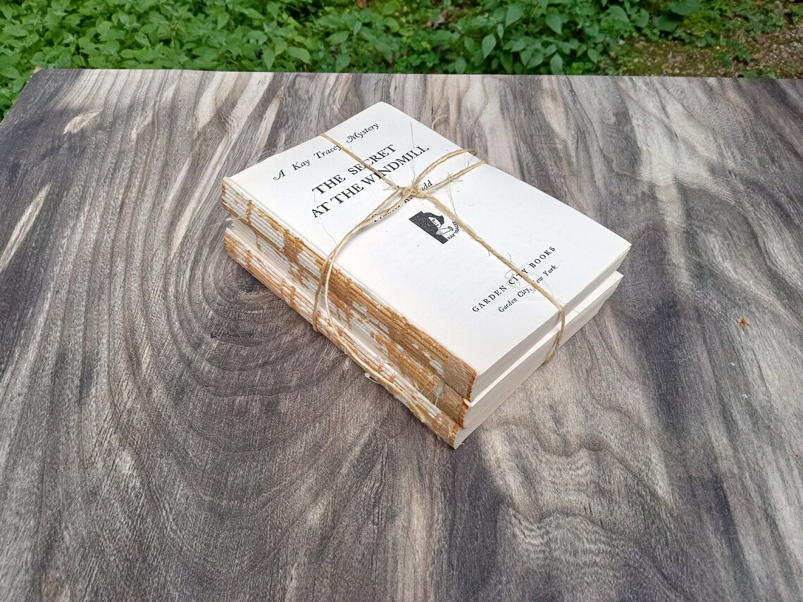 Unbound Book Collection Distressed Book Set Re Purposed - Etsy