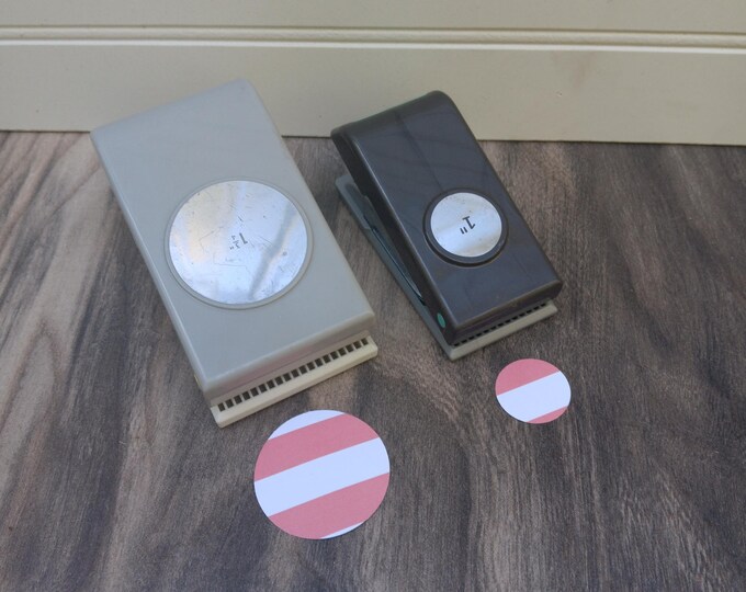 Set of 2 EK Tools Circle Punch - Circle Paper Punch - Craft Punch - Etsy