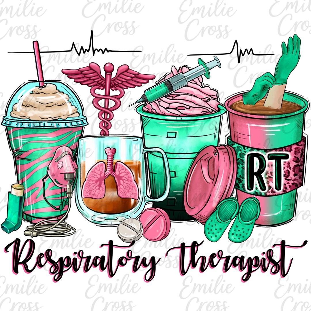 Respiratory Therapist Coffee Png, RT Life Coffee Png,funny Respiratory ...