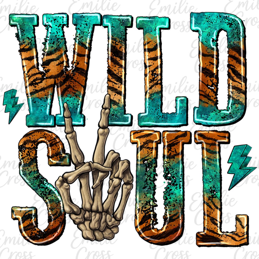 Wild Soul Png, Skeleton Hand Boho Western Png, Grunge Hippie Spirit ...