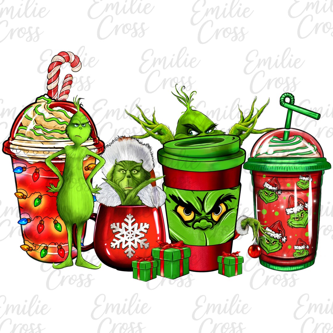 Mean Green Christmas Png, Grumpy Holiday Character Png, Funny Christmas ...