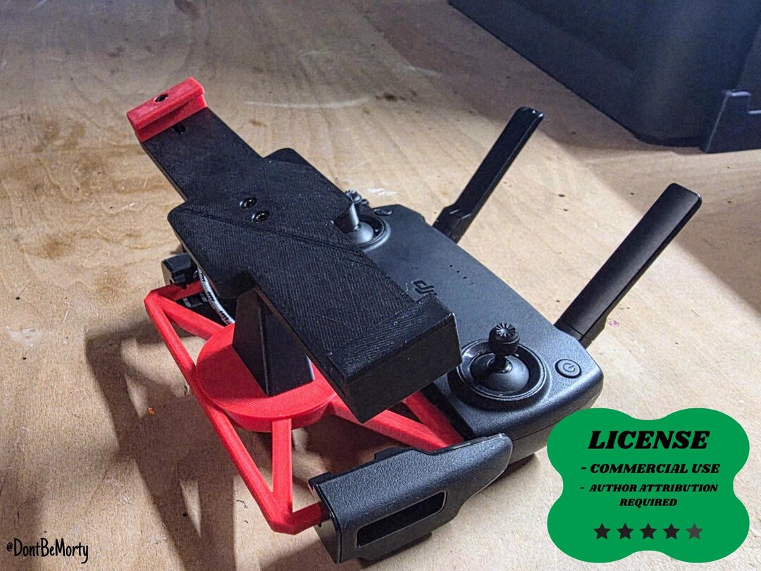 MAVIC MINI Controller FOLD 7 Mount, Drone Remot Tablet Extension 3D ...