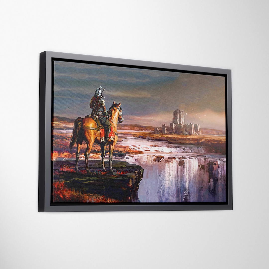 The Witcher 3 Canvas Print, Geralt of Rivia, 5 Panel Wall Art - Etsy