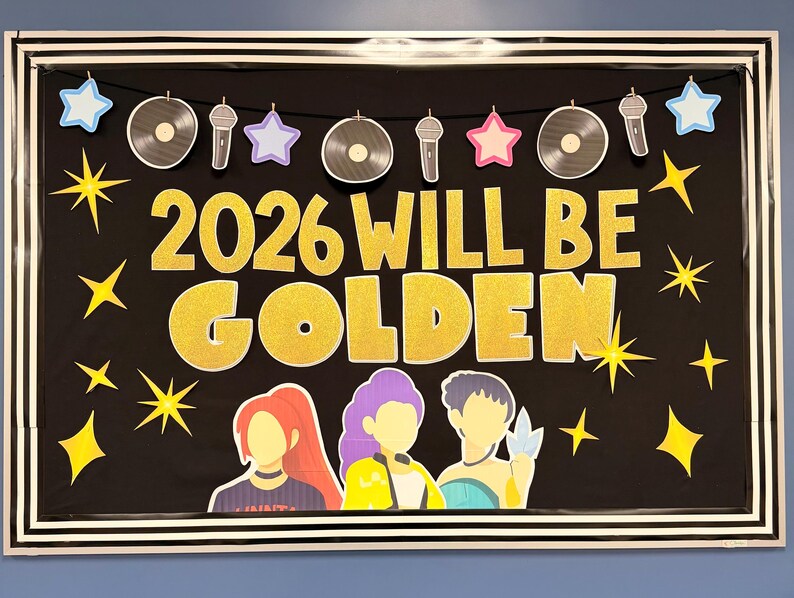 K-Pop Golden Bulletin Board - 2026 Neue Jahre - Etsy.de