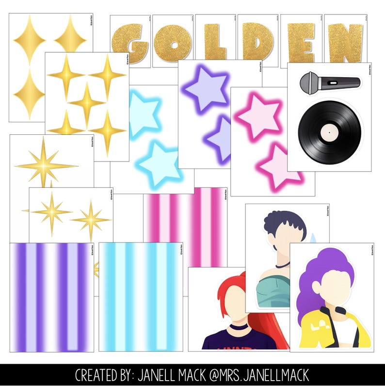 K-Pop Golden Bulletin Board - 2026 Neue Jahre - Etsy.de