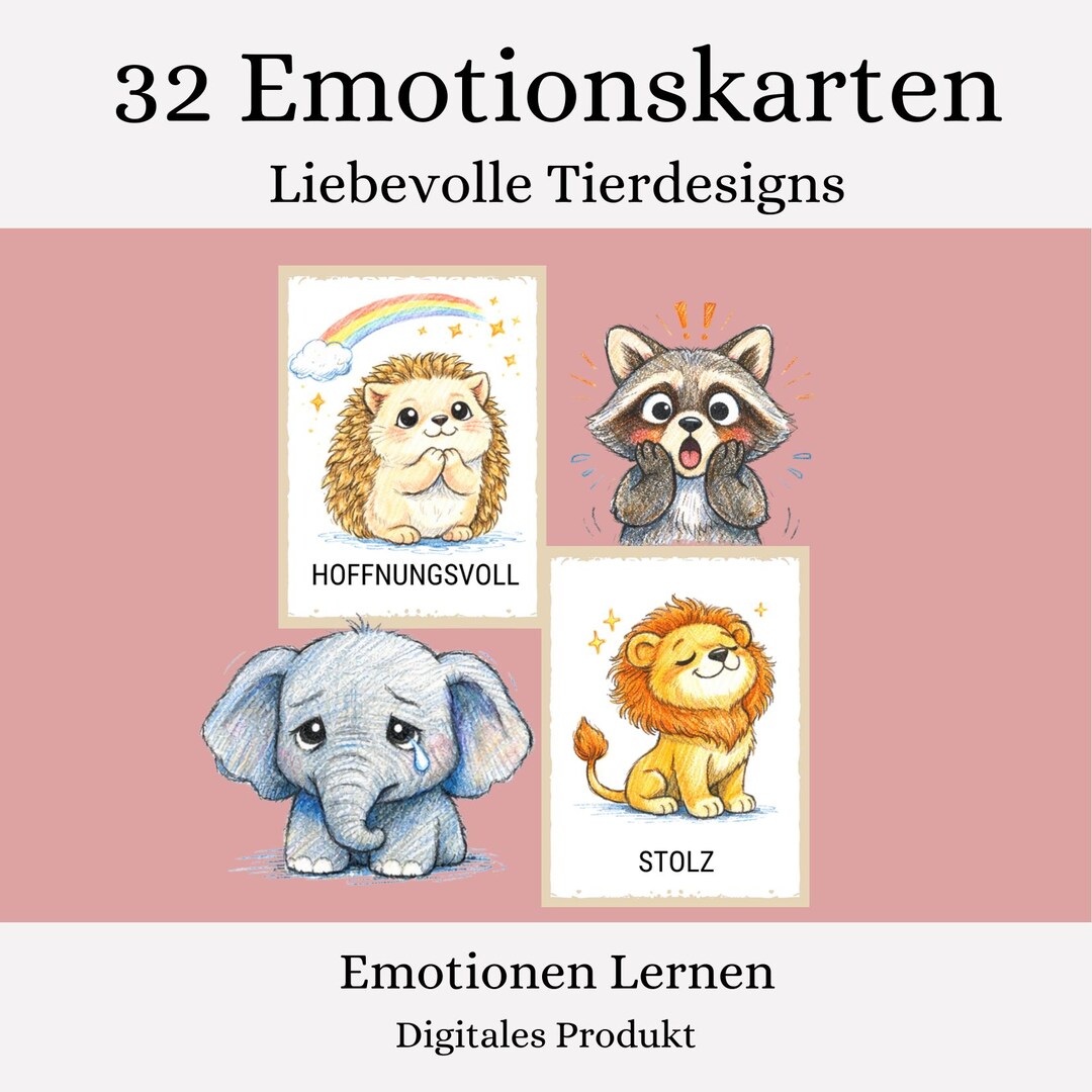 Understanding and Communicating Feelings, Montessori, Animals, Emotion ...