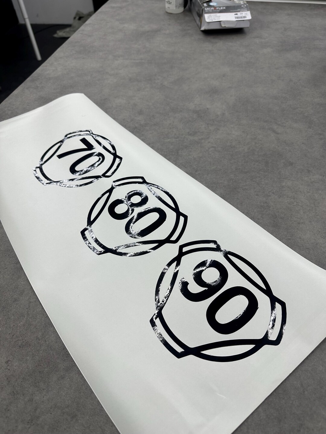 Scania Speed Limit Disc Stickers (70, 80, 90 Km/h) - Etsy