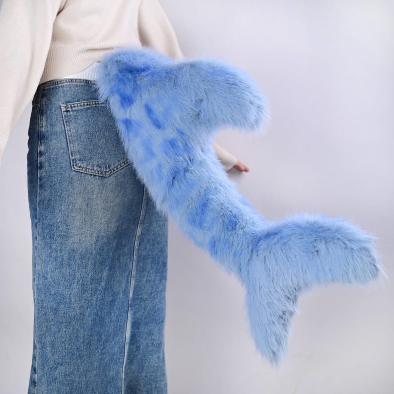 Plush Fursuit Mermaid Tail Furry Cosplay Accessory - Etsy UK