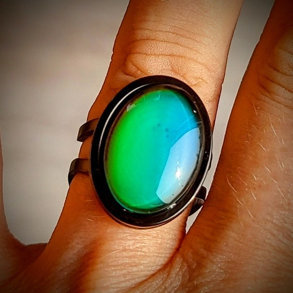 Mens Mood Ring - Etsy