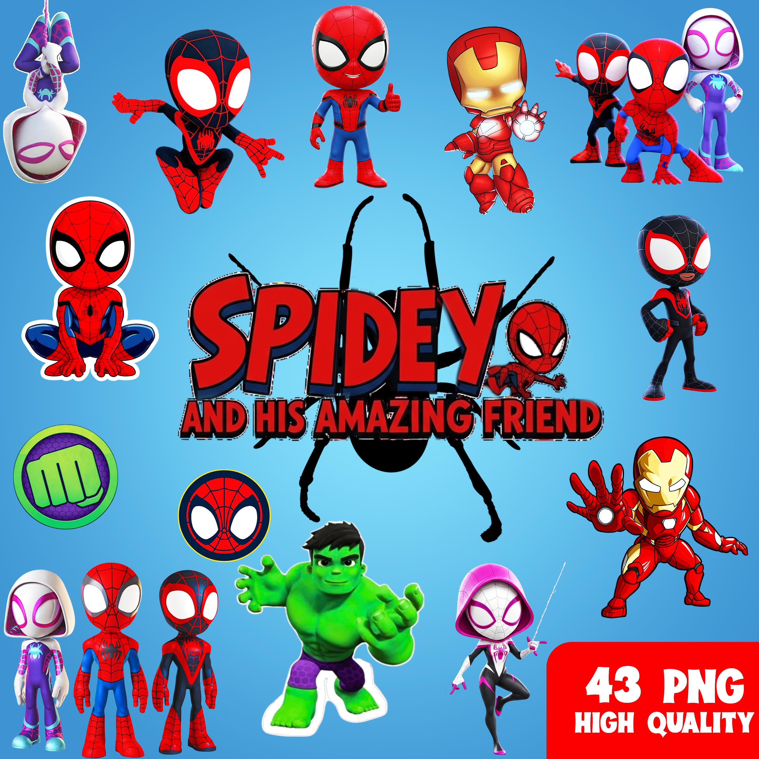 Spidey PNG Clipart, Spidey and His Amazing Friends PNG Paper, Spidey ...