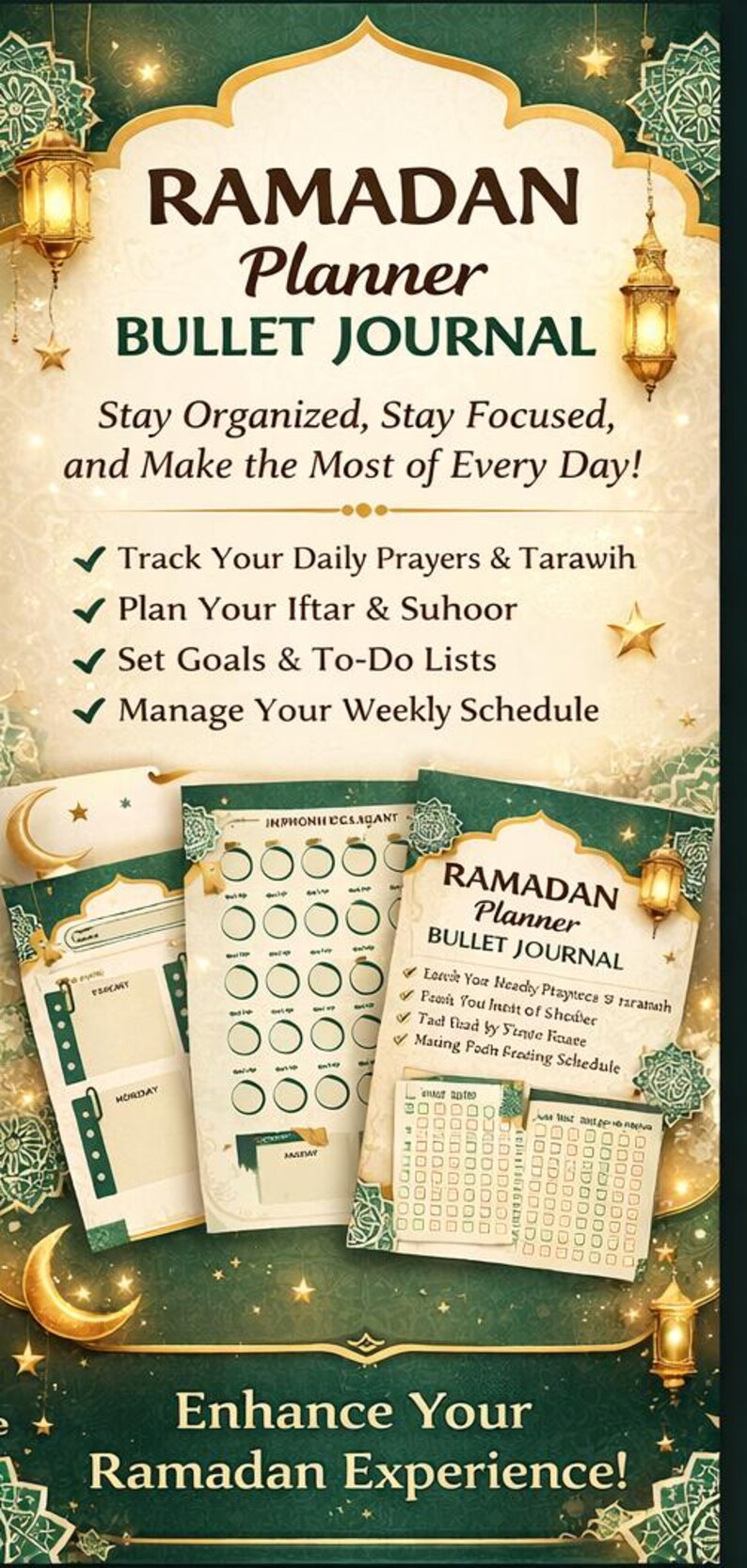 Ramadan Planner Bundle Printable,ramadan Planner 2026.ramadan Planner ...