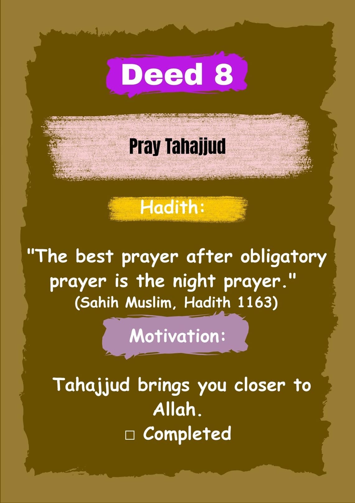 Ramadan Good Deeds Activity Cards | Islamic Kids Printable Bundle (PDF ...