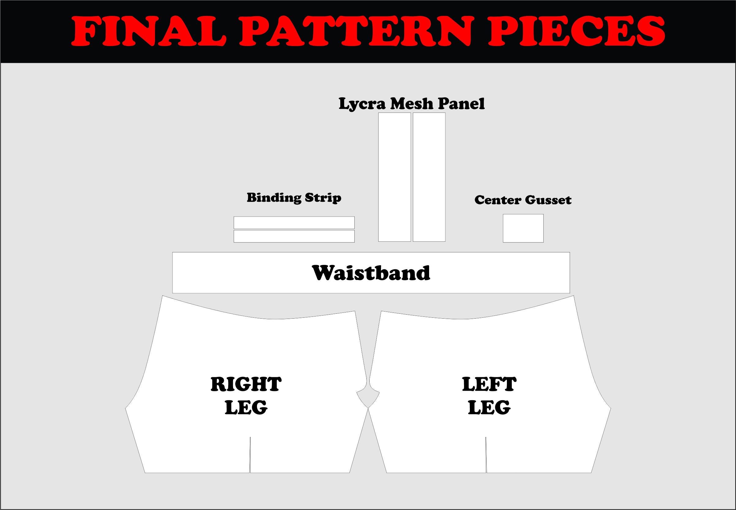 Fighting Shorts Sewing Pattern, PDF CDR Download, Sizes YXS–3XL - Etsy