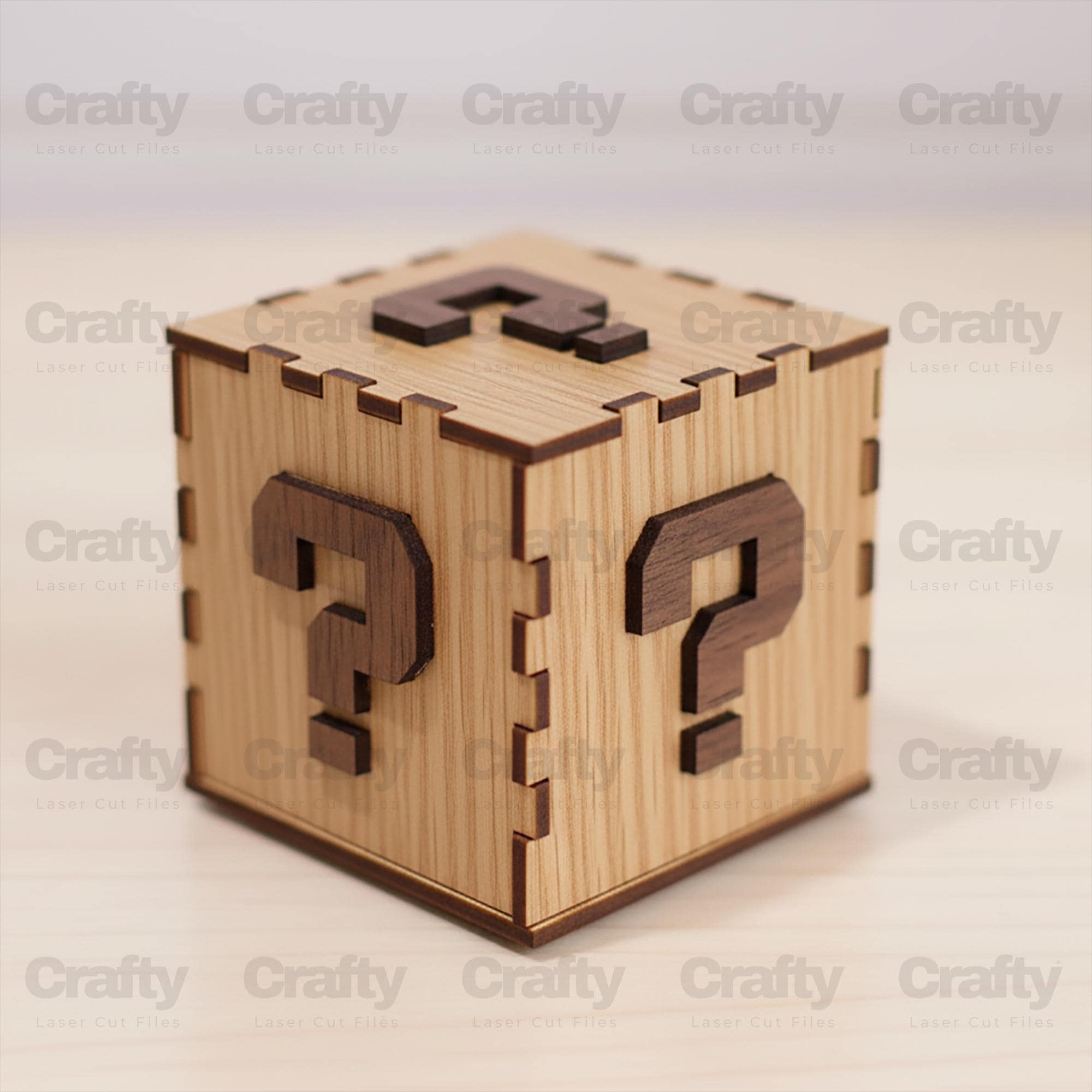 Laser Cut Wooden Surprise Gift Box SVG File Glowforge Organizer Puzzle ...
