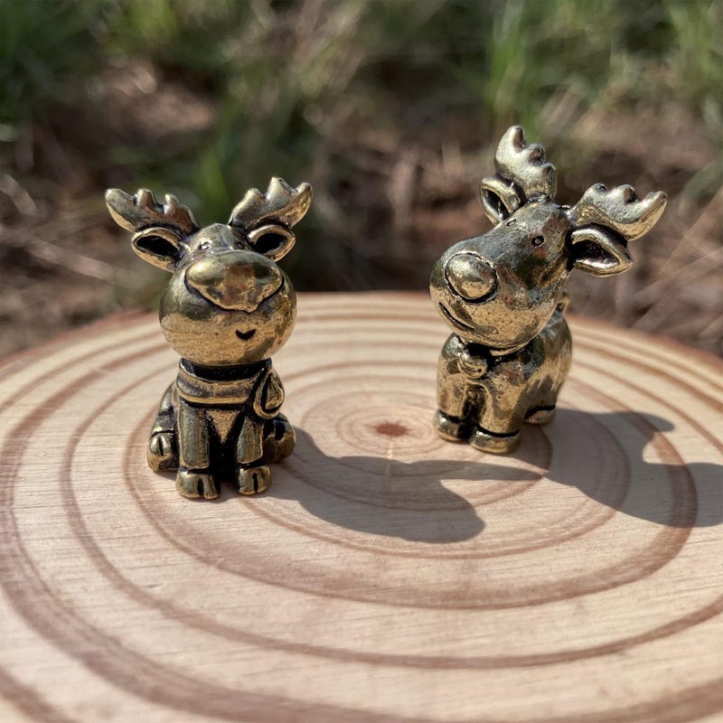 Moose Figurine - Etsy