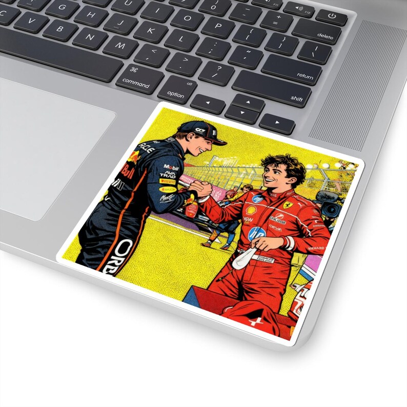 Race Car Drivers Sticker | Kiss-cut Racing Helmet Grid Art - Etsy