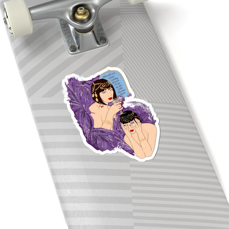 Elizabeth Taylor Sticker // Showgirl Sticker - Etsy