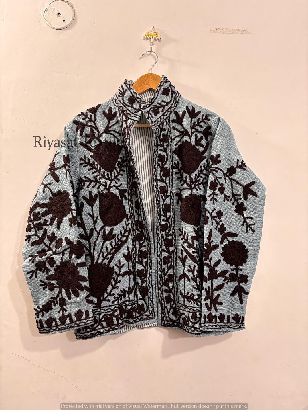 Suzani Tnt Handmade Short Jackets Hand Emrboidery Cotton Luxury Boho ...