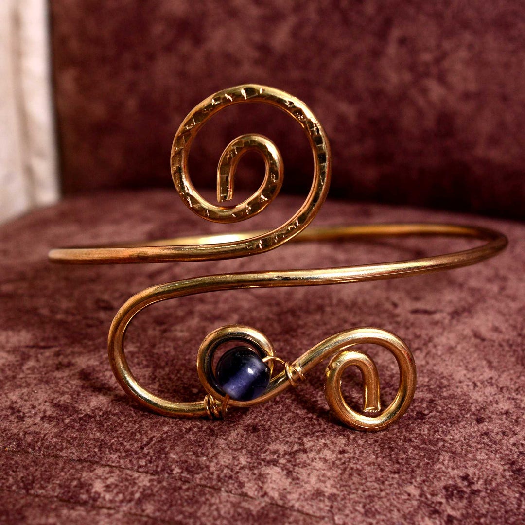 Dainty Spiral Arm Cuff - Etsy