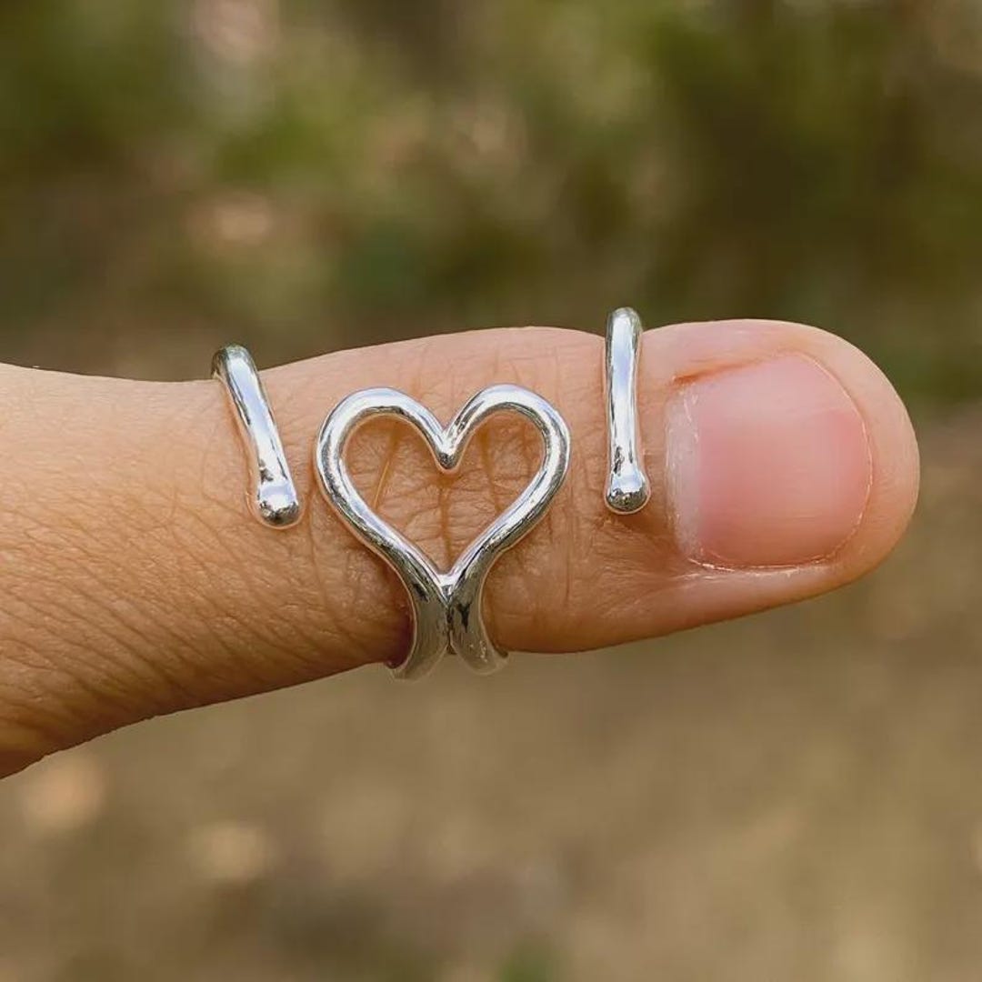 Adjustable Arthritis Ring, Finger Joint Support Ring, Silver Splint ...